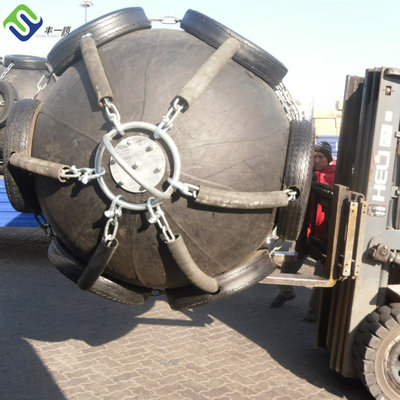 Pneumatic Rubber Fender with Tire Net for Ship-to-Ship applications fenders for ships fender vessel supplier