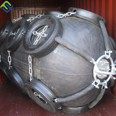 Anti-collision Pneumatic Rubber Fender For Ship & Dock ISO17357 quay fender yokohama pneumatic fender supplier