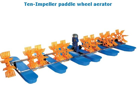 5HP Aquaculture Equipment Paddlewheel Aerator Machine / Water Floating Aerator 1.5KW