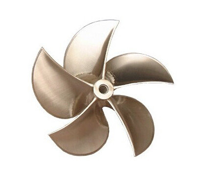 Anticorrosive 5 Bladed Marine Propellers High Speed / Nylon Outboard Propeller for Boats