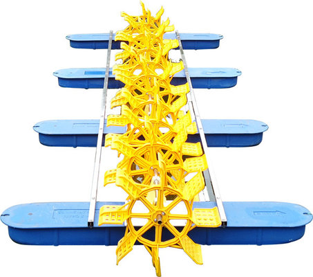 5HP Aquaculture Equipment Paddlewheel Aerator Machine / Water Floating Aerator 1.5KW
