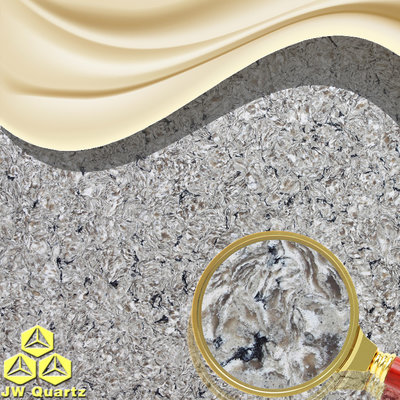 JW-6807 Vortex-Non Porous Artificial Quartz Stone Slab for Countertop