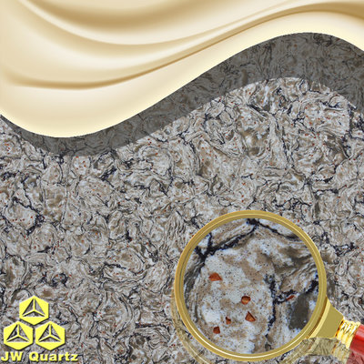 JW-6815 Venice-Stain Resistant Artificial Quartz Stone Slab for Countertop