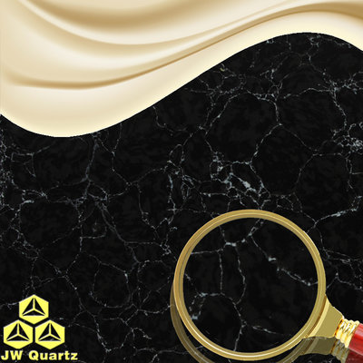 JW-5204 Night Pacific Ocean-Wonderful Ocean alike black Quartz Stone Slab