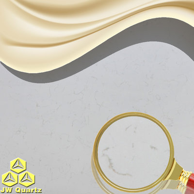JW-5117 Cloudy-Dim White Artificial Quartz Stone Slab for Countertop