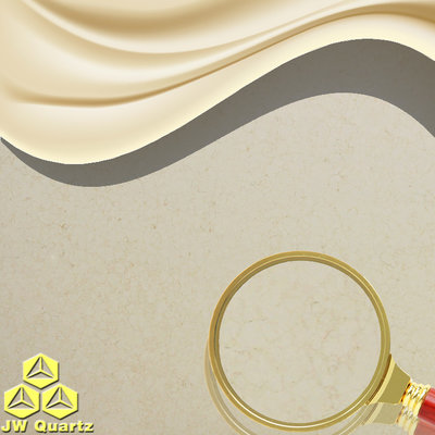 JW-5201 Peach Beige-Nontoxic Beige Engineered Quartz stone slab