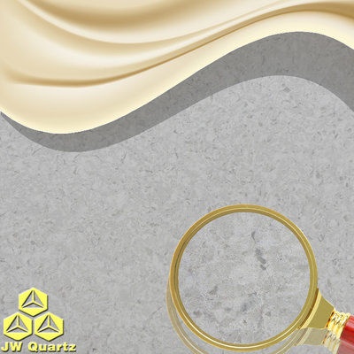 JW-5209 Koala Grey-Bright Grey Artificial Quartz Stone Slab
