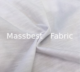China 100% combed cotton bamboo joint very smooth breathable lycra jersey knitted fabric supplier