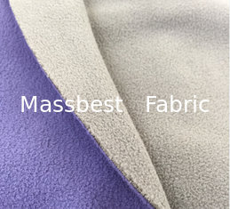 China Two sides brushed two sides anti-pilling good thermal superior handfeel for casual suit Polar fleece knitted fabric supplier