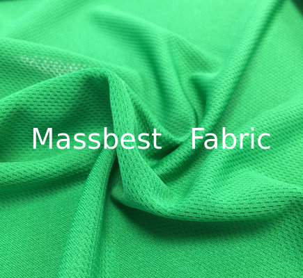 100% polyester wicking high quality of smooth handfeel big mesh eyeylet knitted fabric supplier