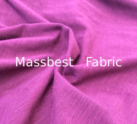 100% combed cotton bamboo joint very smooth breathable lycra jersey knitted fabric supplier