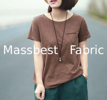 100% combed cotton bamboo joint very smooth breathable lycra jersey knitted fabric supplier