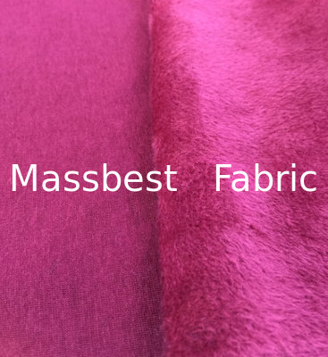High quality of durable and good thermal for casual sportwear hoodie velboa knitted fabric supplier