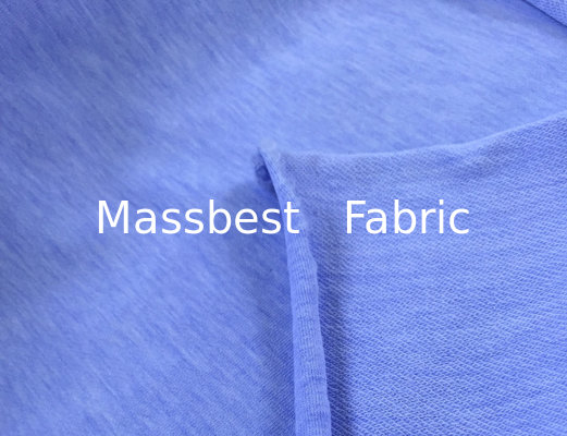Colored cotton anti-wrinkle and pilling for casual sportwear hoodie and suit twill interloop lycra knitted fabric supplier
