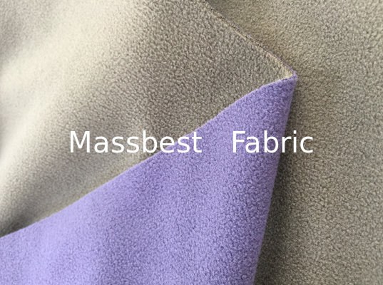 Two sides brushed two sides anti-pilling good thermal superior handfeel for casual suit Polar fleece knitted fabric supplier