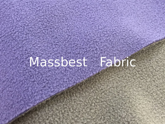 Two sides brushed two sides anti-pilling good thermal superior handfeel for casual suit Polar fleece knitted fabric supplier