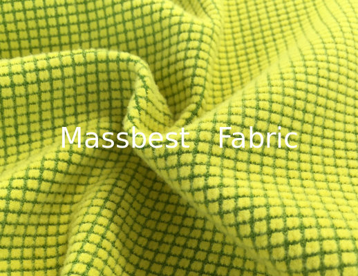 100% polyester durable anti-wrinkle high class of smooth handfeel jacquard knitted fabric supplier