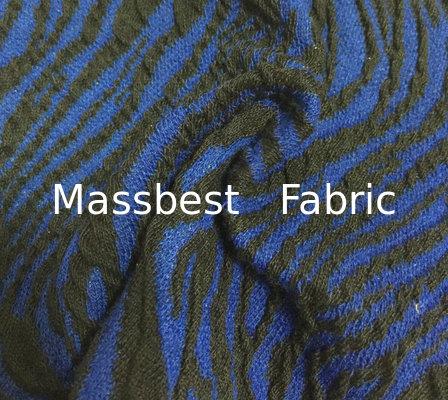 New product ! Leopard superior smooth handfeel for casual clothing Jacquard knitted fabric supplier