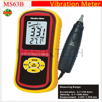 pocket digital vibrometer tester MS63B