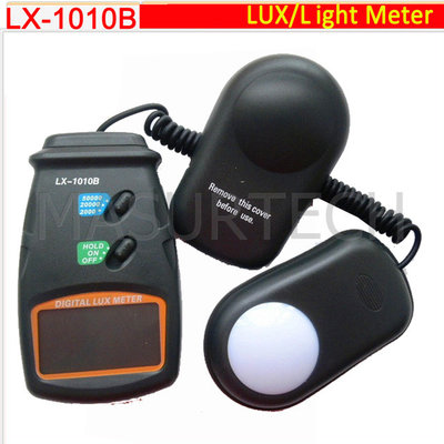 Brand New 3 Range Digital LCD 50,000 Lux Meter Photometer Luxmeter Light Tester Resolution Lux LX1010B