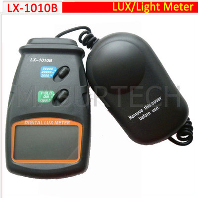 Brand New 3 Range Digital LCD 50,000 Lux Meter Photometer Luxmeter Light Tester Resolution Lux LX1010B
