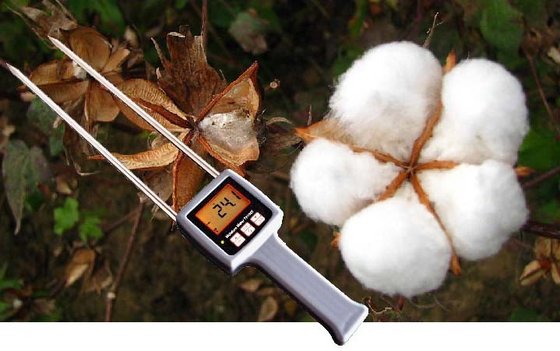 TK100C Portable Digital Cotton Seed-cotton Lint Moisture Meter Tester