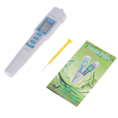 3 in 1 Multi-parameter Water PH Monitor Water Quality Tester Pen Type pH EC TEMP Meter