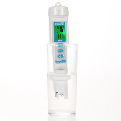 3 in 1 Multi-parameter Water PH Monitor Water Quality Tester Pen Type pH EC TEMP Meter
