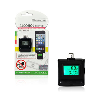 Breath Alcohol Tester for iPhone 5 iPad4 iPad mini Ipod Touch 5 Alcohol Breathalyzer