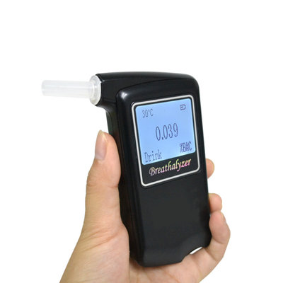 New Protable Police Breathalyzer Analyzer Detector Digital LCD Fuel cell sensor breath