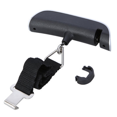 Portable Mini LCD Luggage Electronic Scale Thermometer 50kg Capacity Hanging Digital Weigh