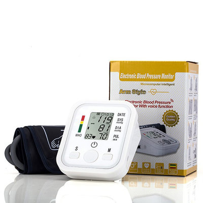 LCD Digital Display Screen Home Automatic Wrist Blood Pressure Pulse Sphygmomanometer