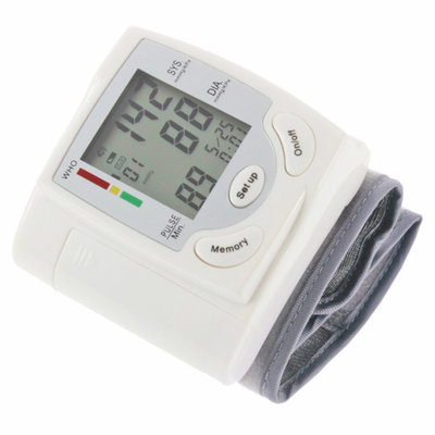 Professional Health Care Wrist Portable Digital Automatic Blood Pressure Monitor Household