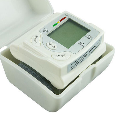 Professional Health Care Wrist Portable Digital Automatic Blood Pressure Monitor Household