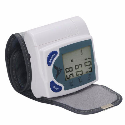 2016 Home Automatic Wrist digital lcd blood pressure monitor portable Tonometer Meter