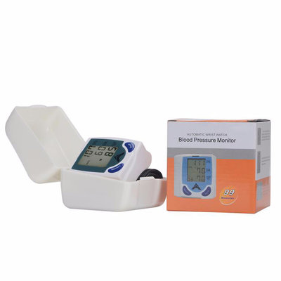 2016 Home Automatic Wrist digital lcd blood pressure monitor portable Tonometer Meter