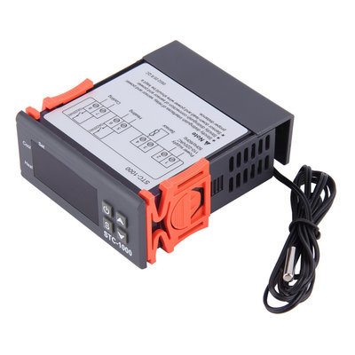 Two Relay Output LCD Digital Temperature Controller with Sensor 110~220VAC 10A Thermostat