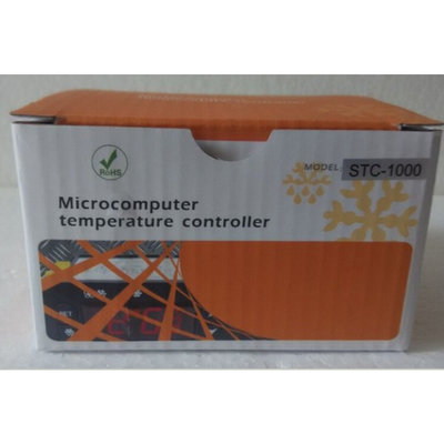 Two Relay Output LCD Digital Temperature Controller with Sensor 110~220VAC 10A Thermostat