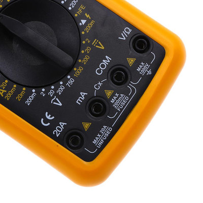 Amp Meter Handheld Megohmmeter Digital Multimeter DMM Capacitance hFE Test Multimetro