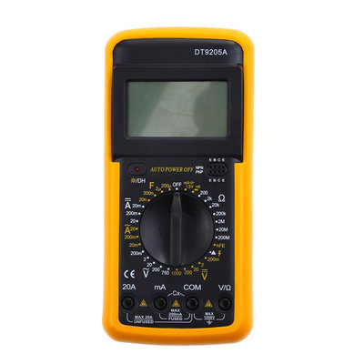 Amp Meter Handheld Megohmmeter Digital Multimeter DMM Capacitance hFE Test Multimetro