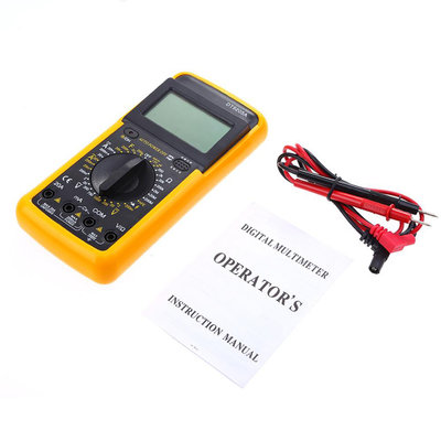 Amp Meter Handheld Megohmmeter Digital Multimeter DMM Capacitance hFE Test Multimetro