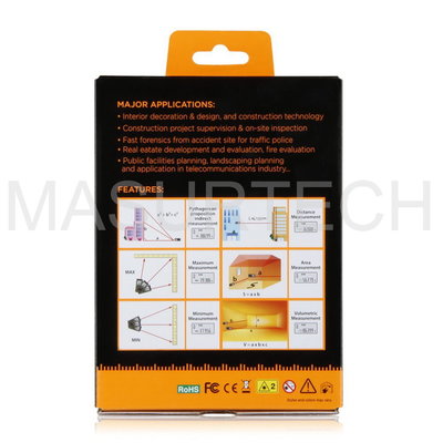 Laser Distance Meter Rangefinder Range Finder trena  Tape ruler Measure Area/volume Roulet