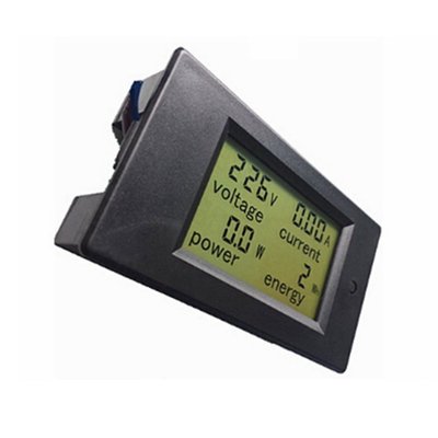New Voltage Current Power Energy Meter AC 80-260V/20A Voltmeter Ammeter with Blue Backligh