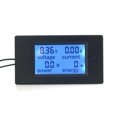 Digital Voltmeter Amp rmeter LCD 4 in 1 DC Voltage Current Power Energy Meter Detector