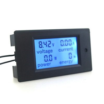 Digital Voltmeter Amp rmeter LCD 4 in 1 DC Voltage Current Power Energy Meter Detector