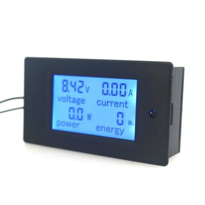 Digital Voltmeter Amp rmeter LCD 4 in 1 DC Voltage Current Power Energy Meter Detector