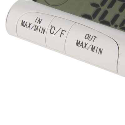 Temperature Humidity 2.9" LCD Indoor/Outdoor Digital Thermometer Hygrometer Meter w/Wired