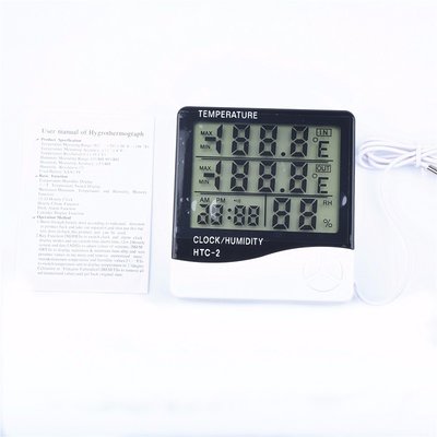 Digital LCD Thermometer Hygrometer Electronic Temperature Humidity Meter Weather Station