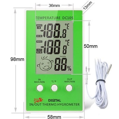 Weather Station Household Indoor Use Temperature Humidity Meter Temperature Display