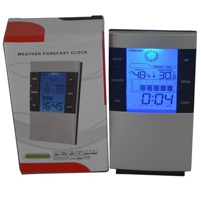 Household Digital LCD Display Hygrometer Thermometer Temperature Humidity Meter Clock Alar